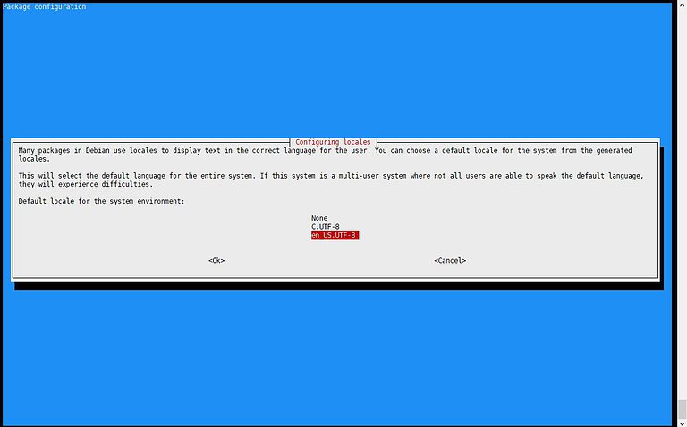 解决 debian 10 中文显示乱码的问题-CNBoy 四海部落